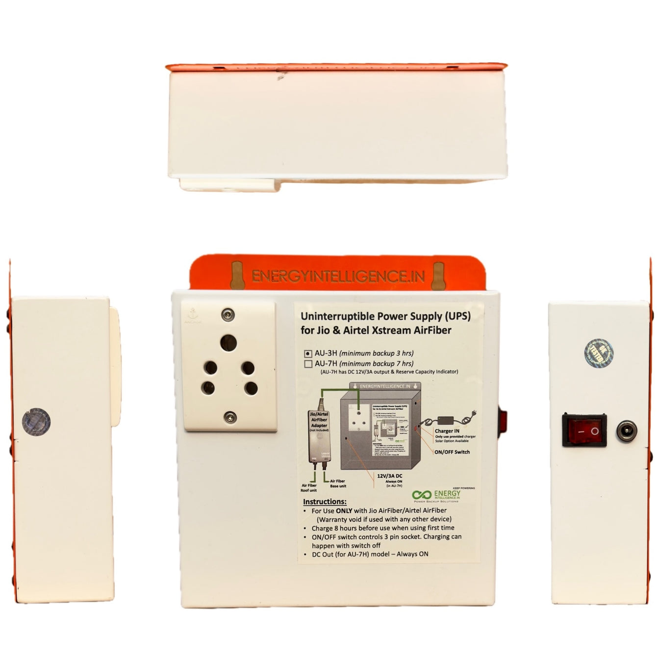 Jio AirFiber, Airtel Airfiber UPS - 7hrs+, up to 36 months Warranty, Un ...